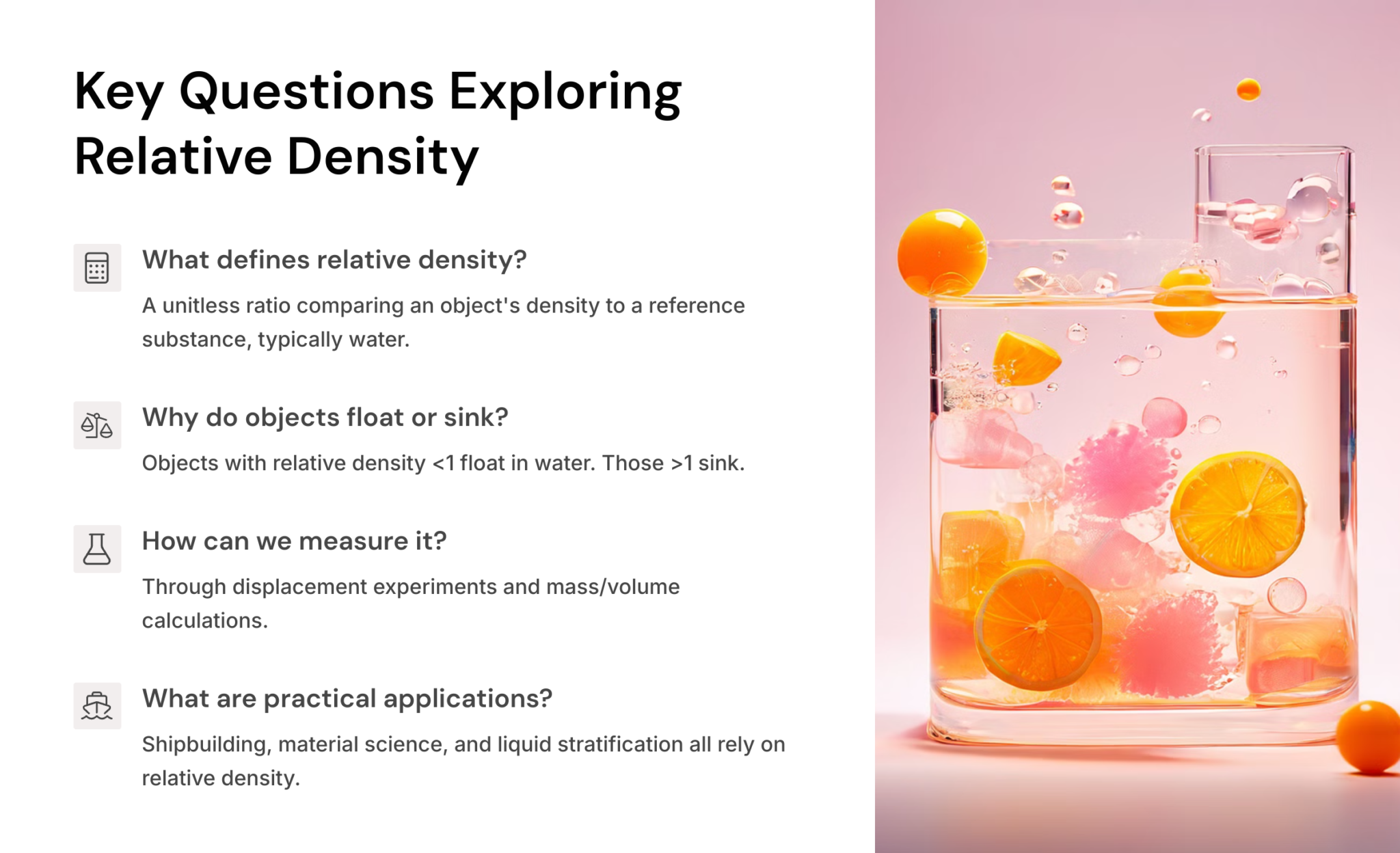 Calculating The Relative Density Of Cork – Science Worksheet