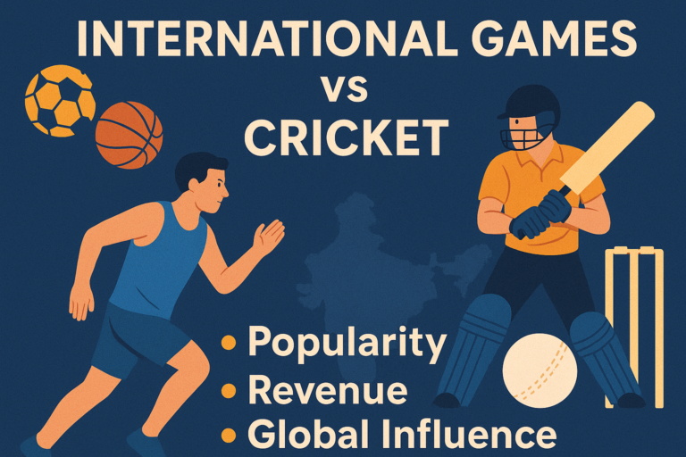 International Games Vs Cricket: Comparing Popularity, Revenu