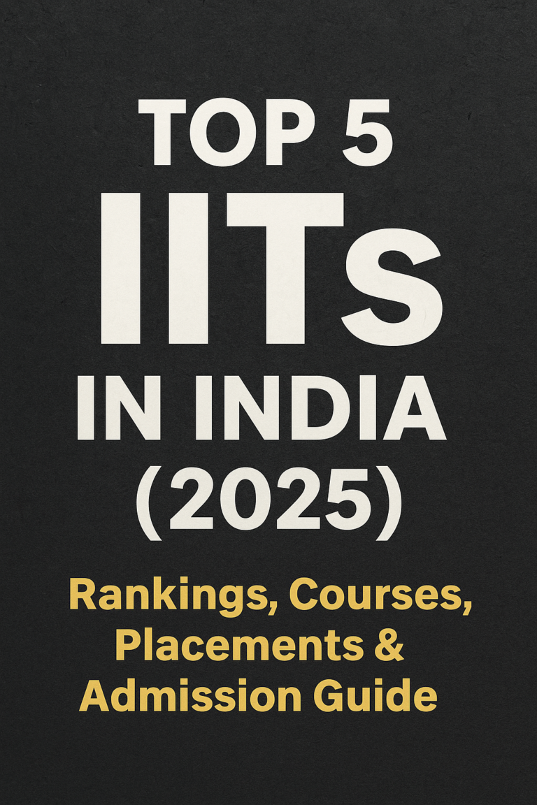 Best IITs In India 2025 – Top 5 Ranked Engineering Institutes